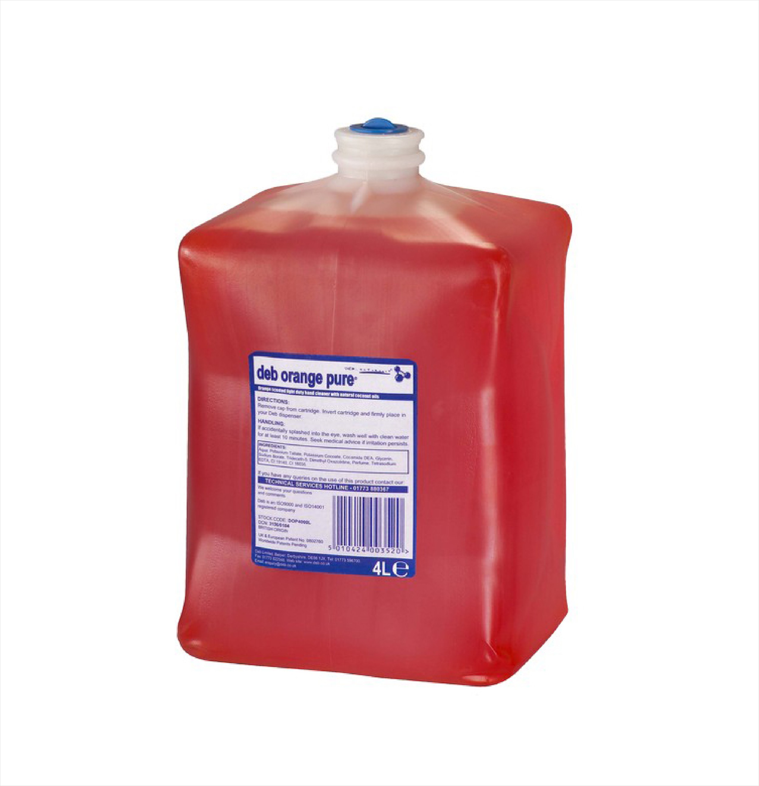 Swarfega Orange DEB Pure DOP2000L | Hand Cleaners Direct