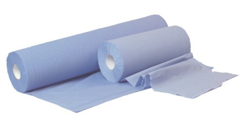 Blue Hygiene Rolls Couch | Paper Disposables Direct